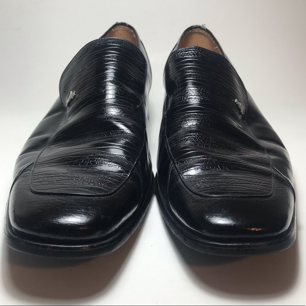 Deon Black Leather Formal Dress Loafer- Size 8.5 - Gem